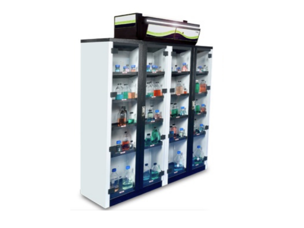 Erlab 1634 Smart Chemical Storage Cabinet, with shelves and standard ...